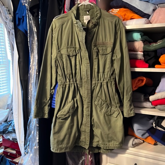 GAP | Jackets & Coats | Super Cute Army Green Jacket | Poshmark